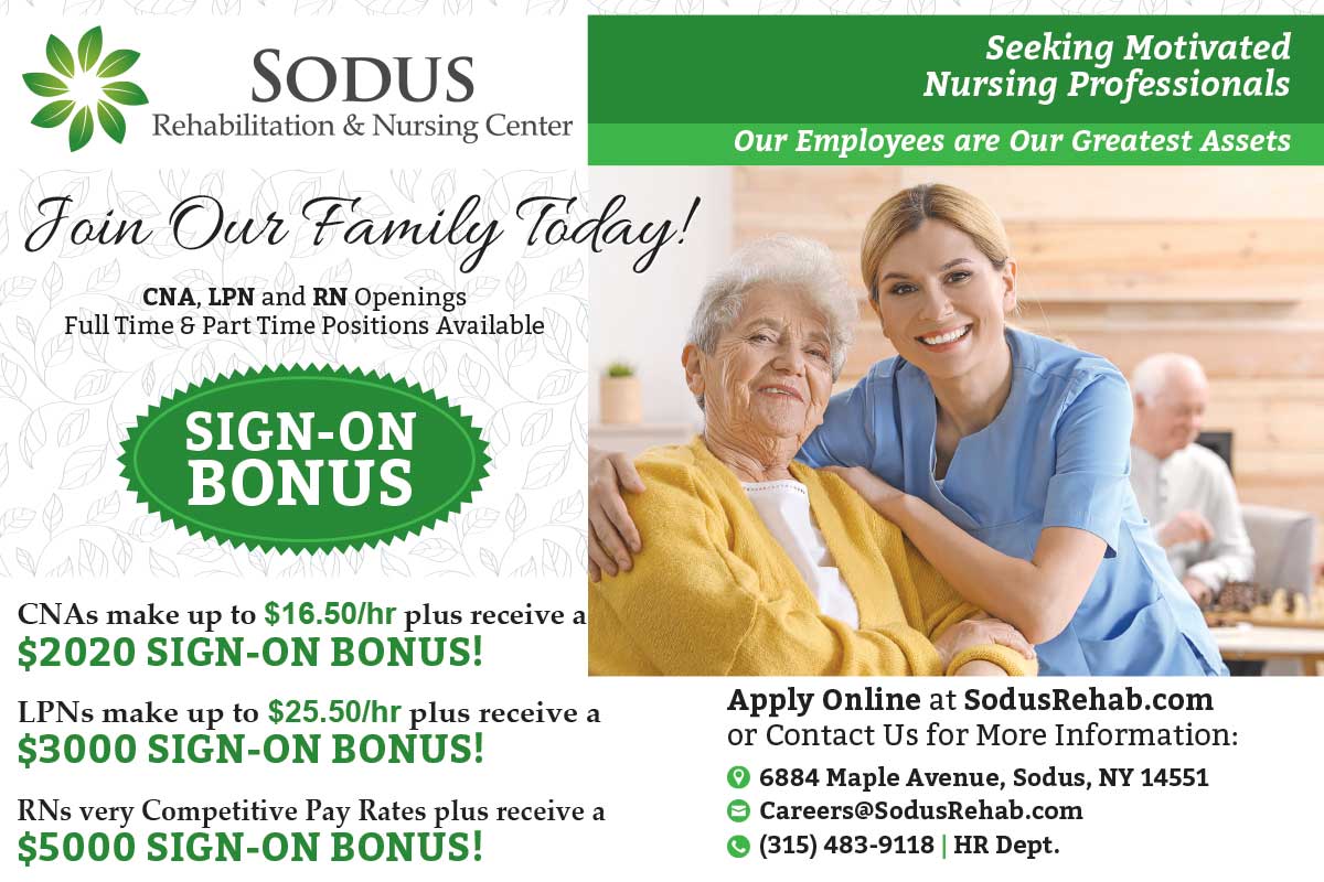 Contact - Sodus Rehabilitation & Nursing Center